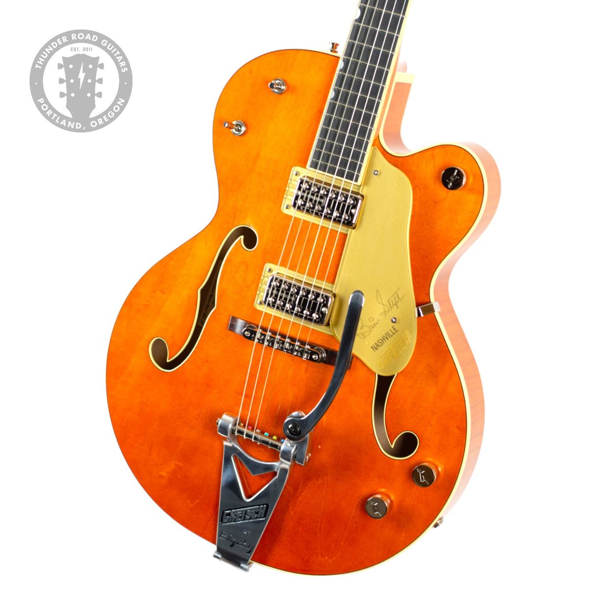 2024 Gretsch G6120T-BSSMK Brian Setzer Signature '59 Nashville Orange ...