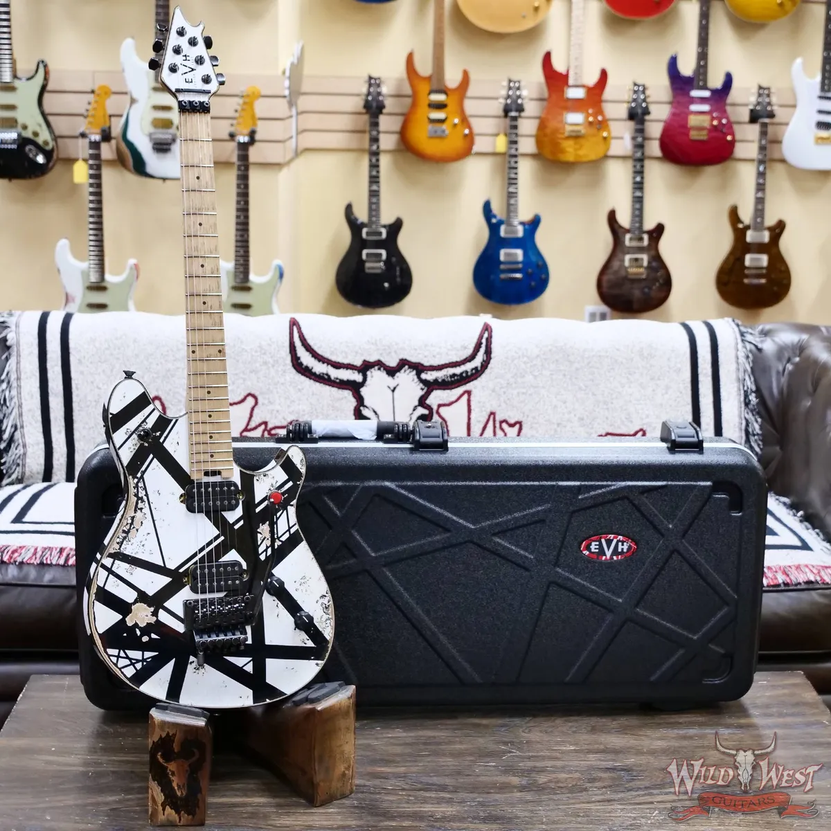 2025 EVH Custom Shop USA Special Edition Wolfgang EVH Stripes White ...