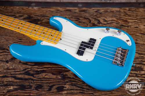2025 Fender American Professional II Precision Bass Miami Blue ...