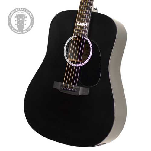 2025 Martin DX Johnny Cash Guitar Jett Black > Guitars Flattop Electric ...