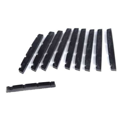 Allparts Plastic Bass Nuts Black > Guitar Parts | Chicago Music Exchange