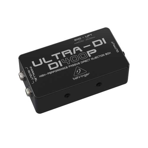 Behringer Ultra-DI DI400P 1-channel Passive Instrument Direct Box ...