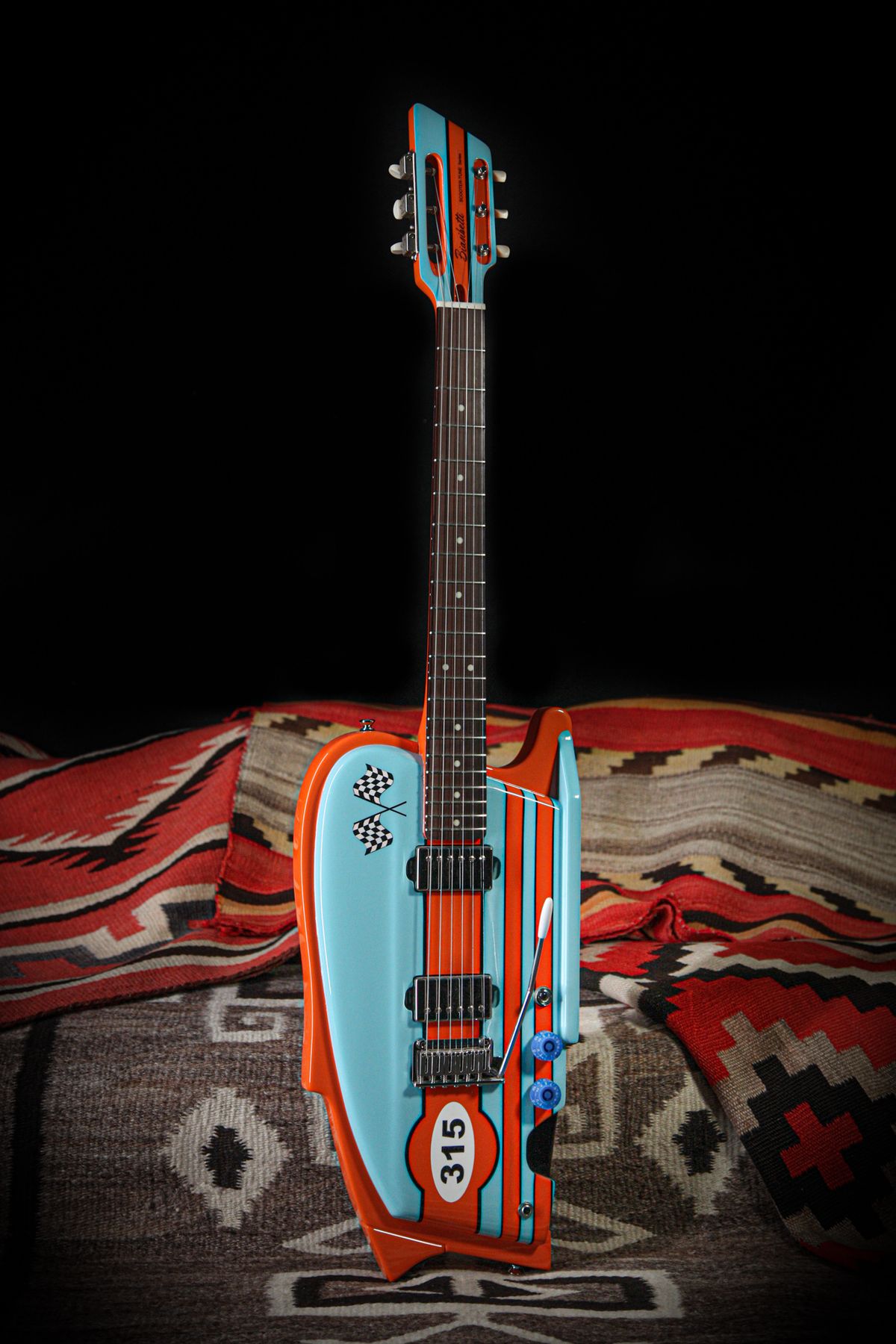 Biasibetti Scooter-Caster Blue & Orange > Guitars Electric Solid Body ...