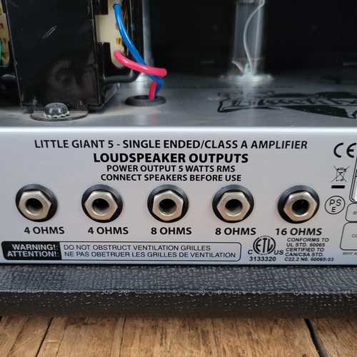 Blackheart Little Giant BH5H 5 Watt Black > Amps & Preamps | Mahar's ...
