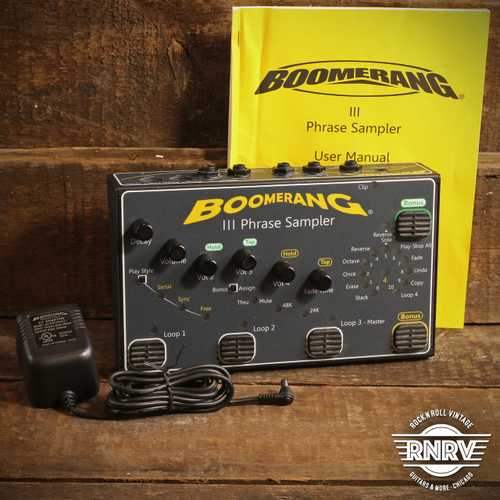 Boomerang 3 Phrase Sampler Looper > Effects | Rock n Roll Vintage Guitars