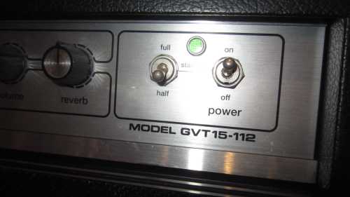 2015 Ampeg GVT15-112 Tube Combo Amp Black & Silver > Amps & Preamps ...