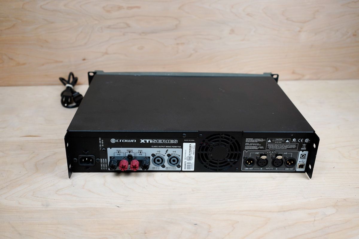Crown XTi 4002 2-Channel 1200W Power Amplifier Black > Amps & Preamps ...