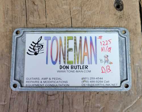2001 Don Butler Rangemaster Treble Booster Silver > Effects | Mahar's ...