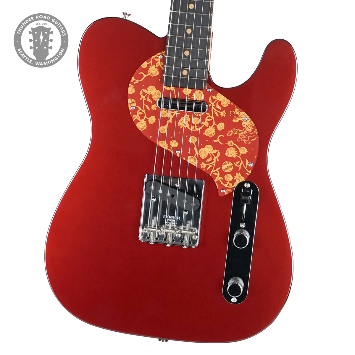 Fender Limited-Edition Raphael Saadiq Telecaster Dark Red Metallic ...