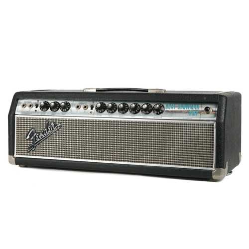 1968 Fender Dual Showman Amp Drip Edge Silver Panel > Guitars Electric ...