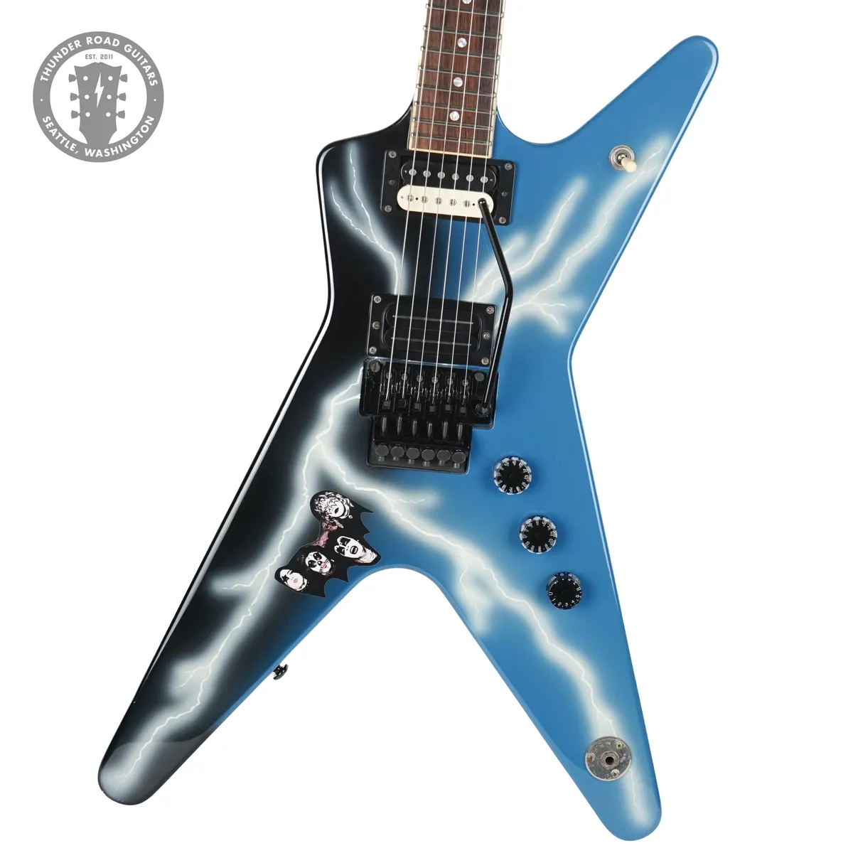 2006 Dean Dimebag Dean from Hell CFH Lightning Blue > Guitars Electric ...