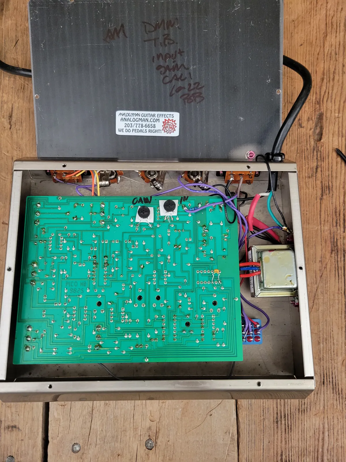 2005 Electro Harmonix Deluxe Memory Man Analogman Mod > Effects | Mahar ...