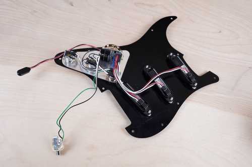 EMG Pro-SA Strat Pickguard Black > Pickups | A Flash Flood of Gear