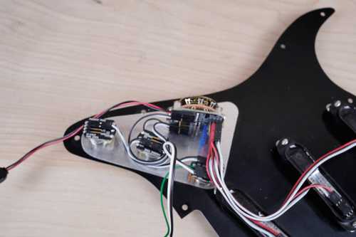 EMG Pro-SA Strat Pickguard Black > Pickups | A Flash Flood of Gear