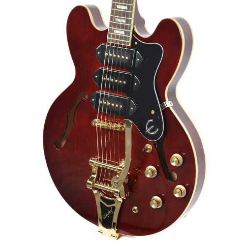Epiphone Riviera Red Wine Red > Guitars Electric Solid Body | Chicago ...