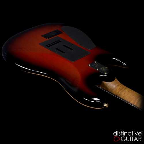 Ernie Ball Music Man CUTLASS JASON RICHARDSON SIGNATURE RORSCHACH RED ...