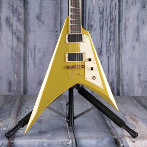ESP LTD KH-V Kirk Hammett Signature, Metallic Gold > Guitars Electric ...