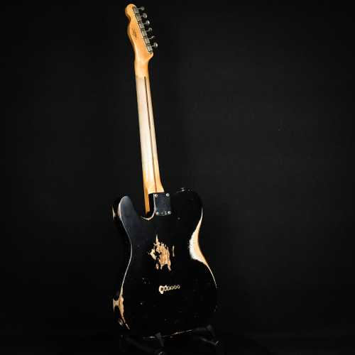 Fender Custom Shop 1952 Telecaster Heavy Relic Black > Guitars Electric ...