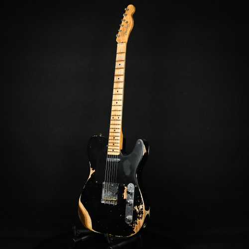 Fender Custom Shop 1952 Telecaster Heavy Relic Black > Guitars Electric ...