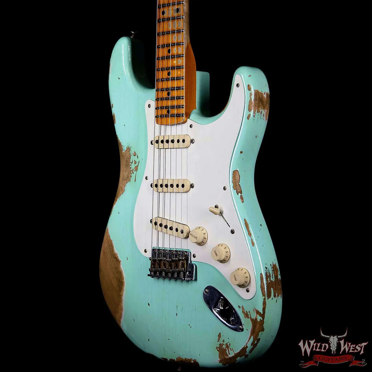1957 Fender Custom Shop 1957 Stratocaster Heavy Relic Maple Neck Surf ...