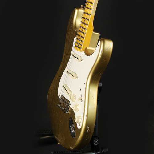Fender Custom Shop 1957 Stratocaster Gold Top > Guitars Electric Solid ...