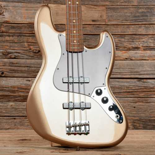 Fender Jazz Bass Gold Firemist Gold > Guitars Bass | Chicago Music Exchange