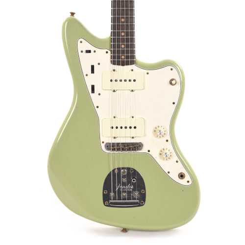 Fender Jazzmaster Green Faded Sweet Pea Green > Guitars Electric Solid ...