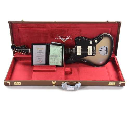 Fender Jazzmaster Grey Super Aged Silverburst > Guitars Electric Solid ...