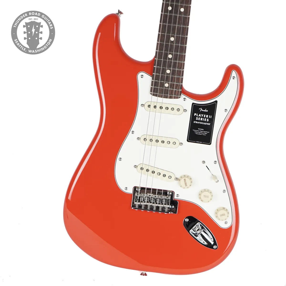 Fender Player II Stratocaster Coral Red > Guitars Electric Solid Body ...