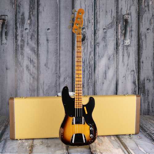 Fender Precision Bass Heavy Relic, Faded Aged 2-Color Sunburst ...