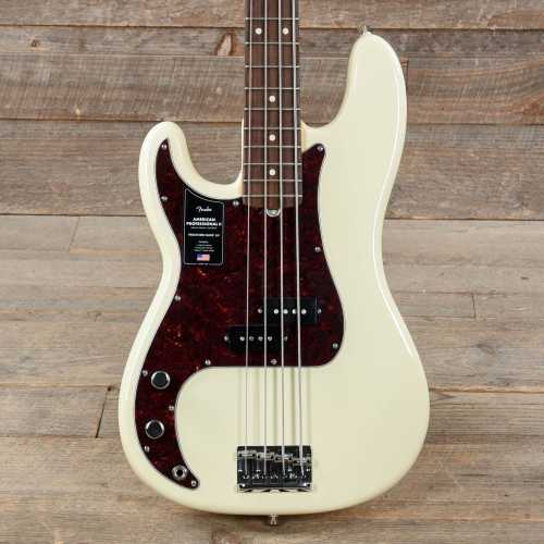 Fender Precision Bass White Olympic White FFFF00 000000 Color_3-Color ...