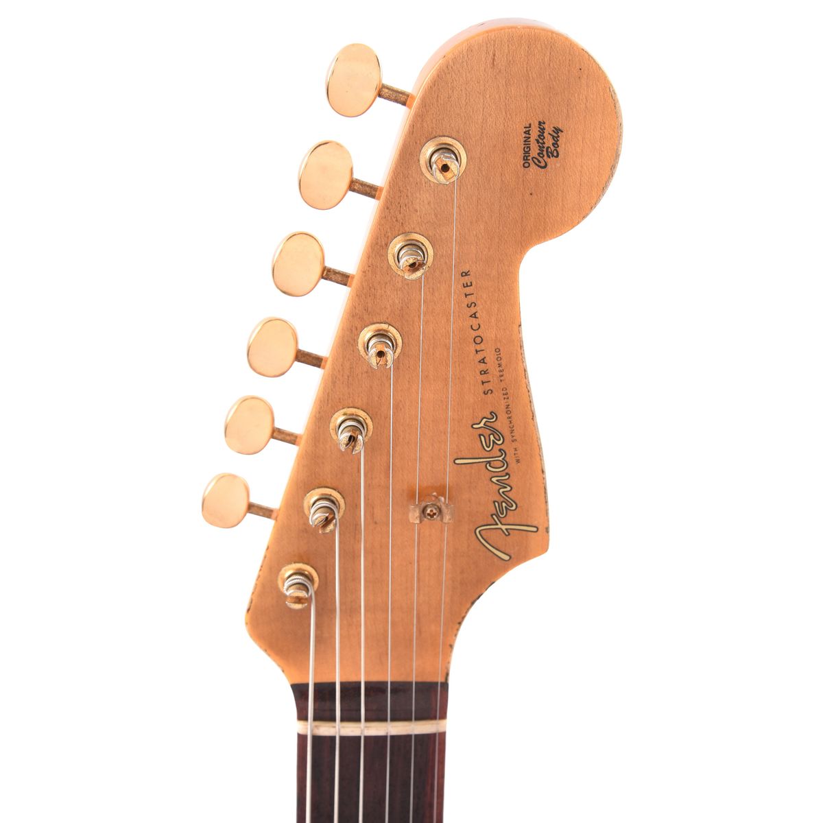 Fender Stratocaster Pink Super Aged Shell Pink over 3-Color Sunburst ...