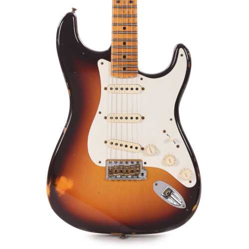 Fender Stratocaster Sunburst 3-Color Sunburst > Guitars Electric Solid ...