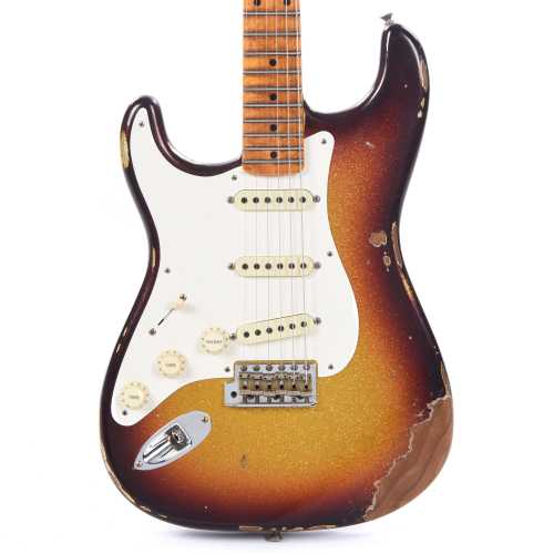 Fender Stratocaster Sunburst Aged 3-Color Sunburst Sparkle > Guitars ...