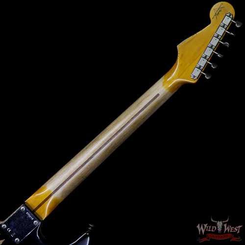 2019 Fender Custom Shop 1957 Stratocaster Heavy Relic Maple Neck Black ...