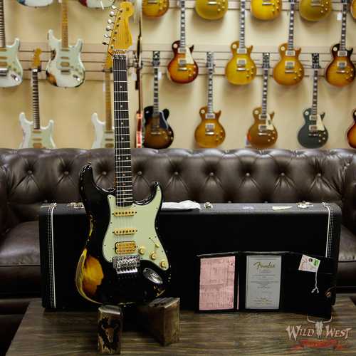 2019 Fender Custom Shop Black Lightning Stratocaster HSS Floyd Rose ...