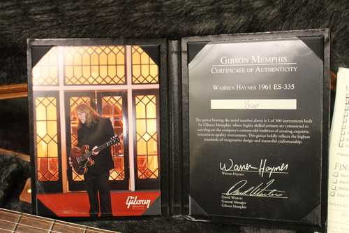 Gibson ES-335 Warren Haynes Signature cherry > Guitars Electric Semi ...