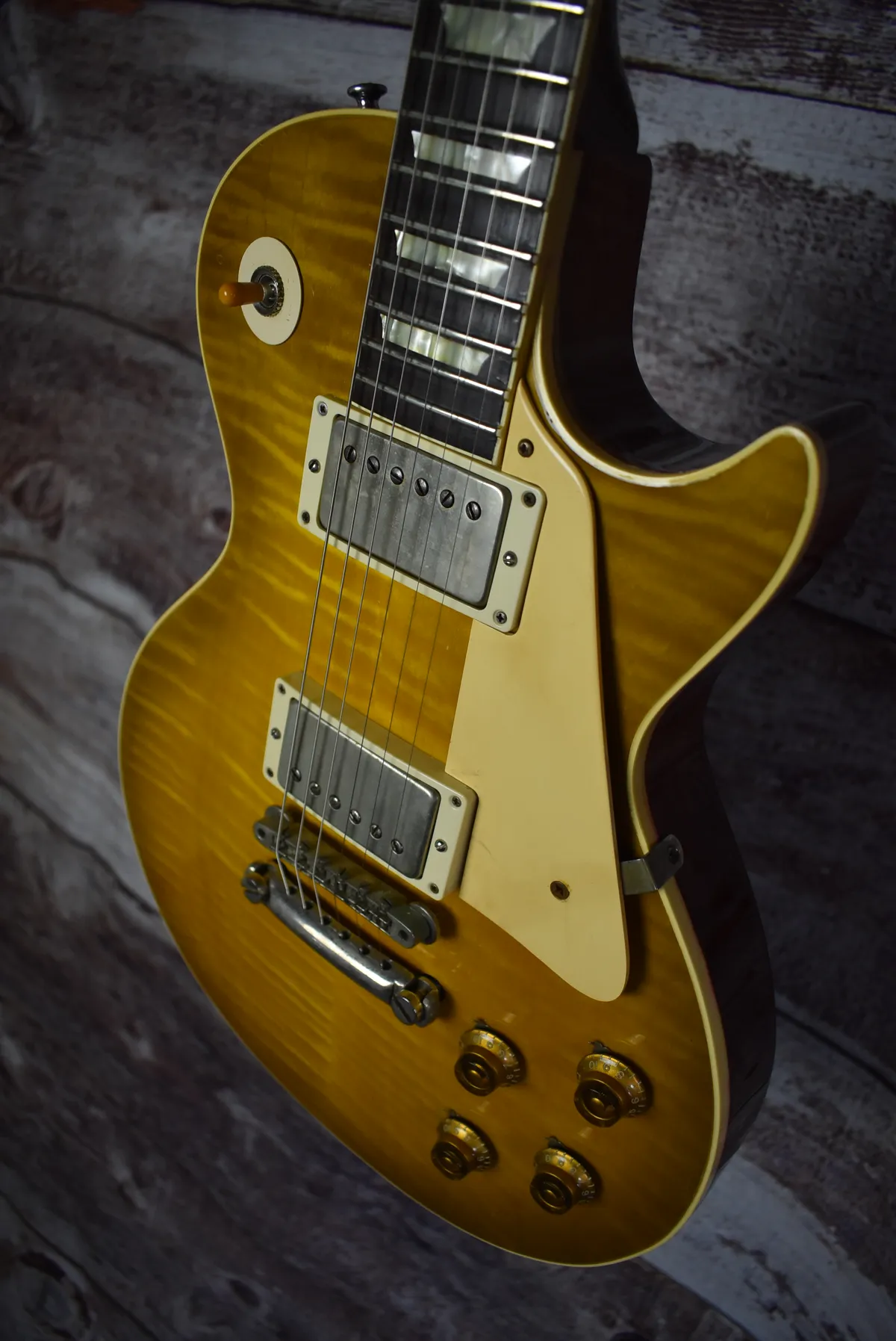 1957 Gibson Les Paul Conversion Dirty Lemon Burst > Guitars Electric ...