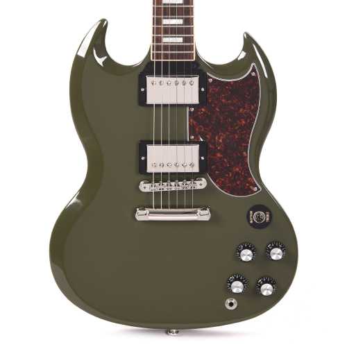 Gibson SG Green Olive Drab Color_Gloss Yellow : SGSCE19GYNH3 Color ...