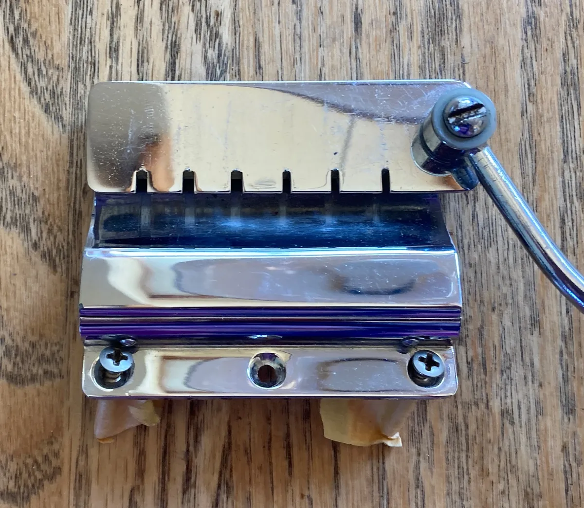 1969 Gibson Vibrola Tailpiece > Guitar Parts | Imperial Guitar & Soundworks