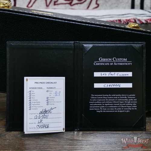 2024 Gibson Custom Shop M2M Les Paul Custom 5A Quilt Maple Top VOS ...