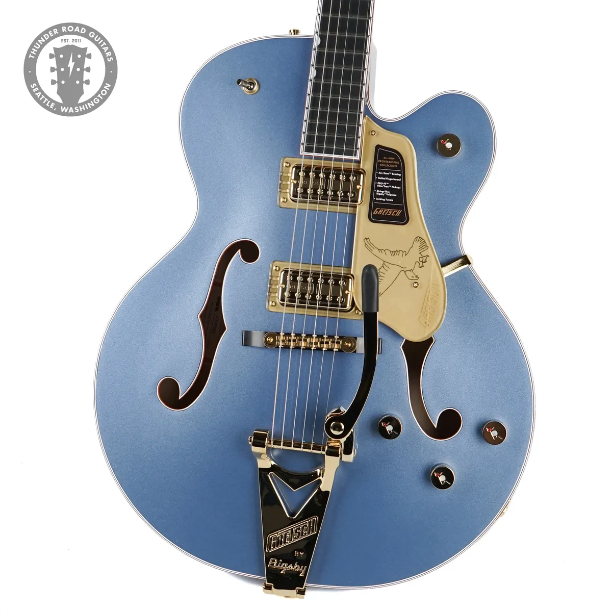 Gretsch Falcon Bigsby Cerulean Blue > Guitars Electric Solid Body ...