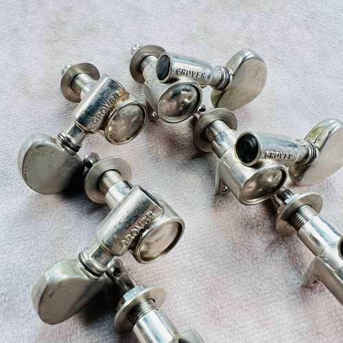 Grover 3x3 Milk Bottle Rotomatic Tuners 70s - Nickel > Guitar Parts ...