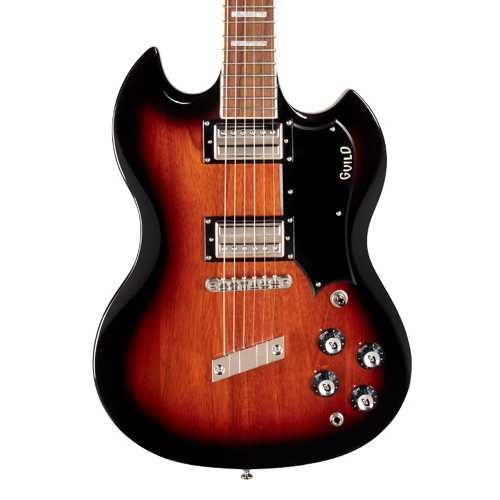 Guild Polara Deluxe Electric VintageSunburst > Guitars Electric Solid ...