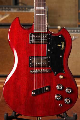 Guild S-100 Newark Street Collection Cherry Red > Guitars Electric ...