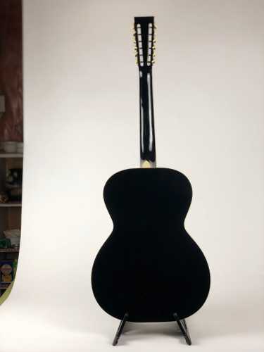 2015 Hauver Stella Jumbo Black Decalcomania > Guitars 12 String ...