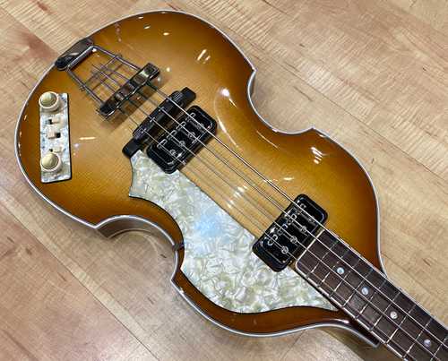 Hofner Fab Gear Limited Edition 500/1 Stage Model Bass Fab Gear Burst ...