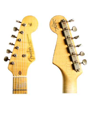 2014 Fender CS 60th Anniversary '54 Heavy Relic Stratocaster Sunburst ...