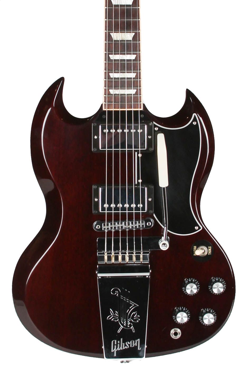 2014 Gibson SG Original II Lyre Tremolo Transparent Black Cherry ...