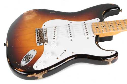 2014 Fender CS 60th Anniversary '54 Heavy Relic Stratocaster Sunburst ...